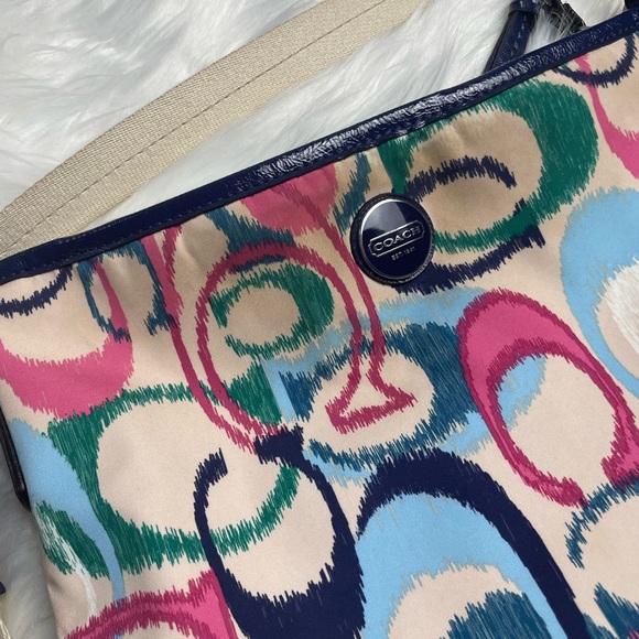 Coach | Bags | Coach Scribble Ikat Crossbody Bag | Poshmark